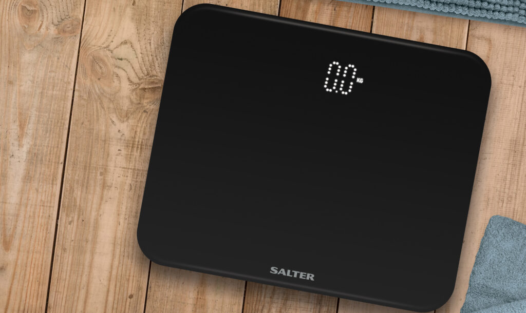 Salter Phantom Compact Bathroom Scale 180kg Black - Brand Merchant